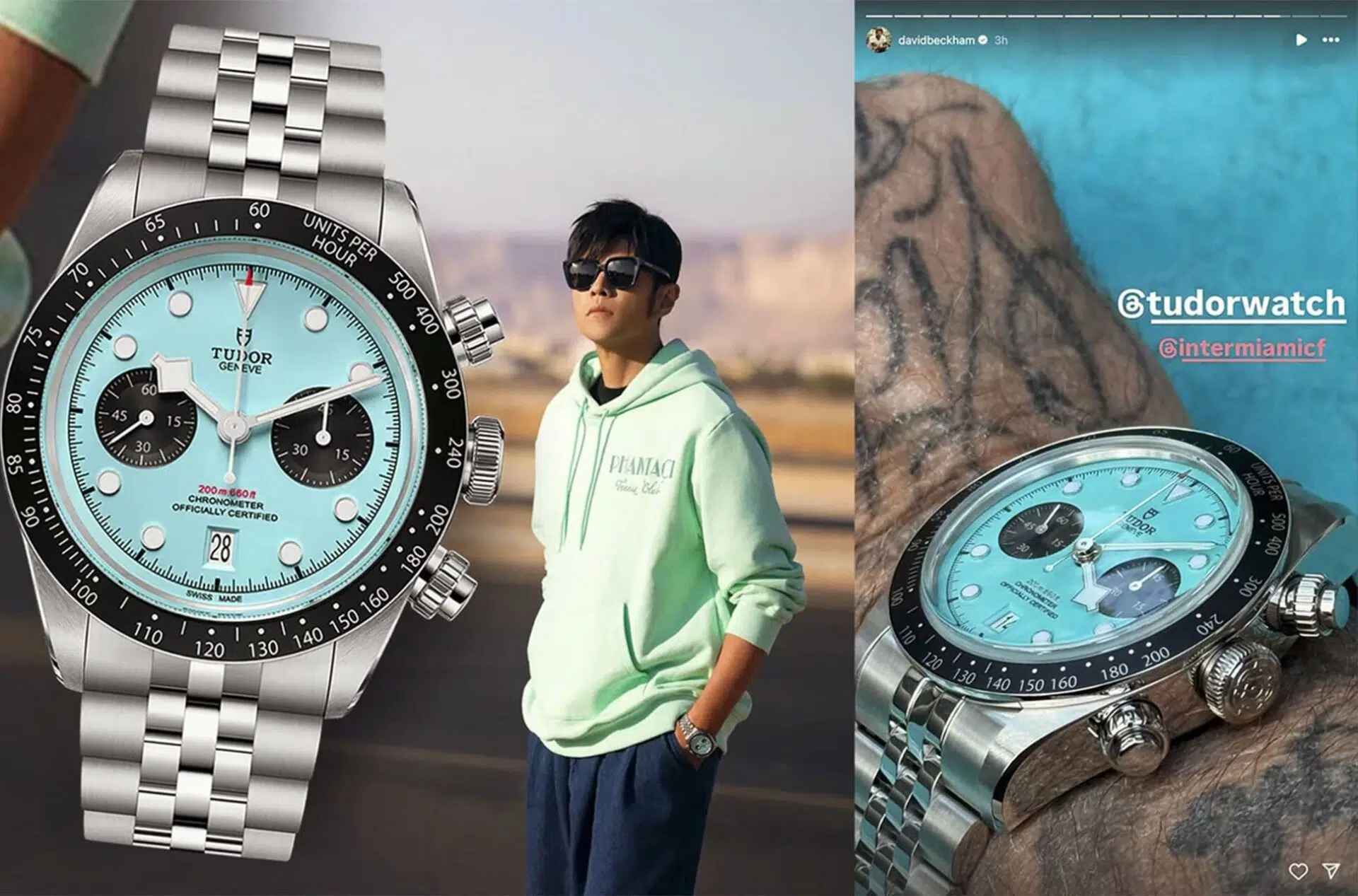 Tudor : la Black Bay Chrono "Flamingo Blue" officialisée (màj 17/01)